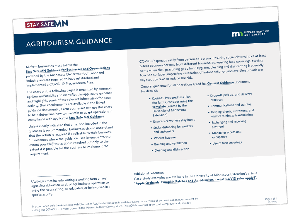 Agritourism - Upper Midwest Agricultural Safety and Health Center